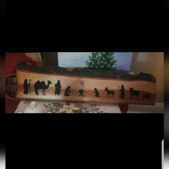 Holiday | Wood Nativity Scene Sign Handmade | Poshmark